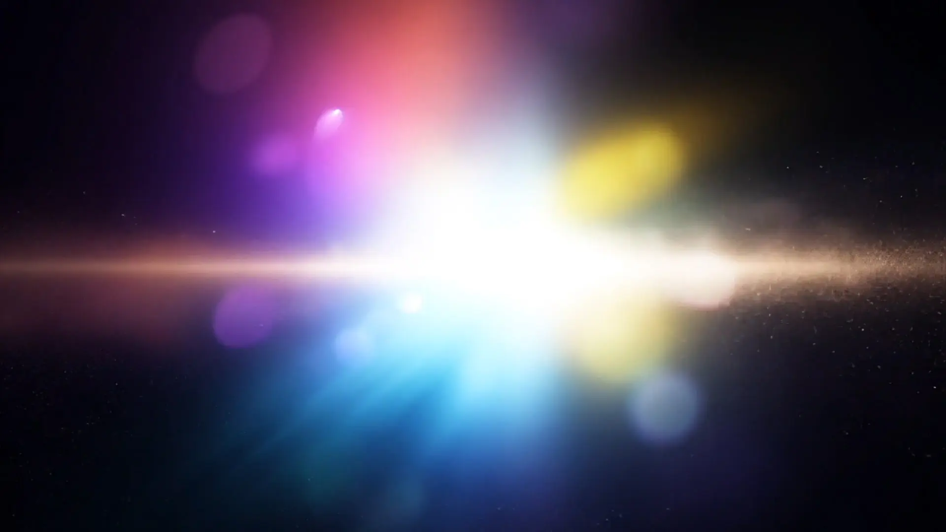 Colorful Light Burst Overlay For Visual Effects | Videos